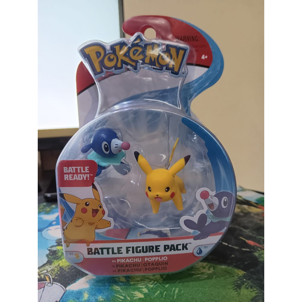 Jual Pokemon Battle Figure Pack - PIKACHU&POPPLIO - Wicked Cool Toys ...
