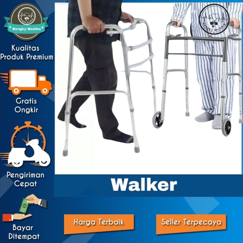 Jual Walker Alat Bantu Jalan Walker Dengan Roda | Shopee Indonesia