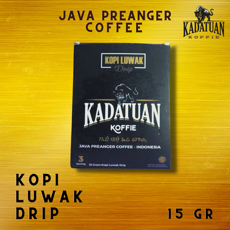 Jual Kopi Drip Bag / Filter Bag Coffie - Kopi Luwak Liar Kadatuan ...