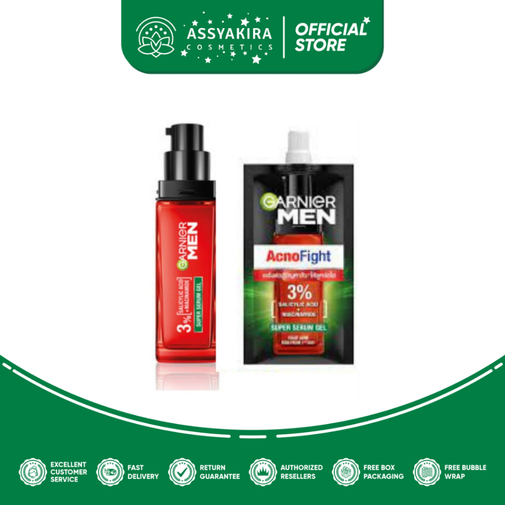 Jual Garnier Men Acno Fight 3% Salicylic Acid+Niacinamide Super Serum ...