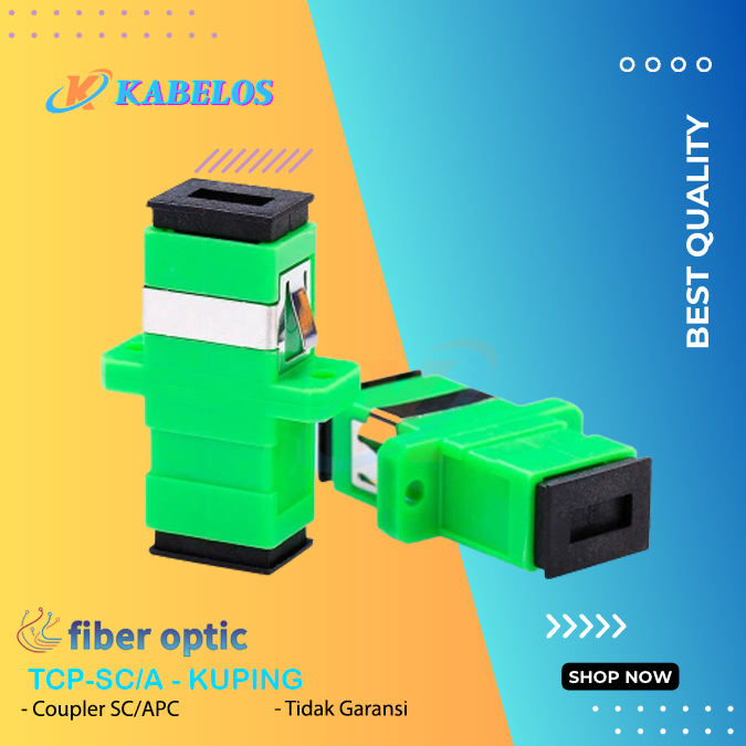 Jual Coupler SC | Adapter SC/APC Fiber Optic Simplex ( Kuping ...