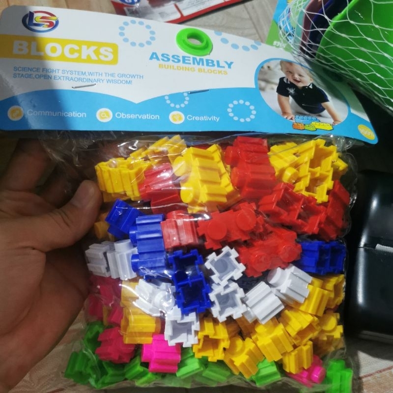 Jual mainan blocks lego blok susun puzzle assembly building lb4 bungkus ...