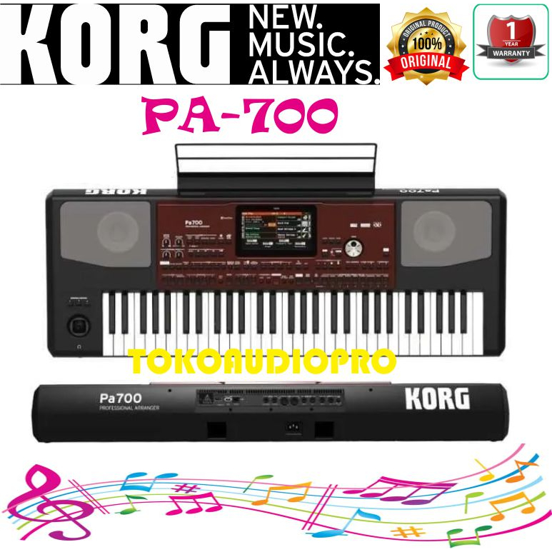 Jual Korg PA700 61-Key Professional Arranger Keyboard Korg PA-700 | Shopee Indonesia