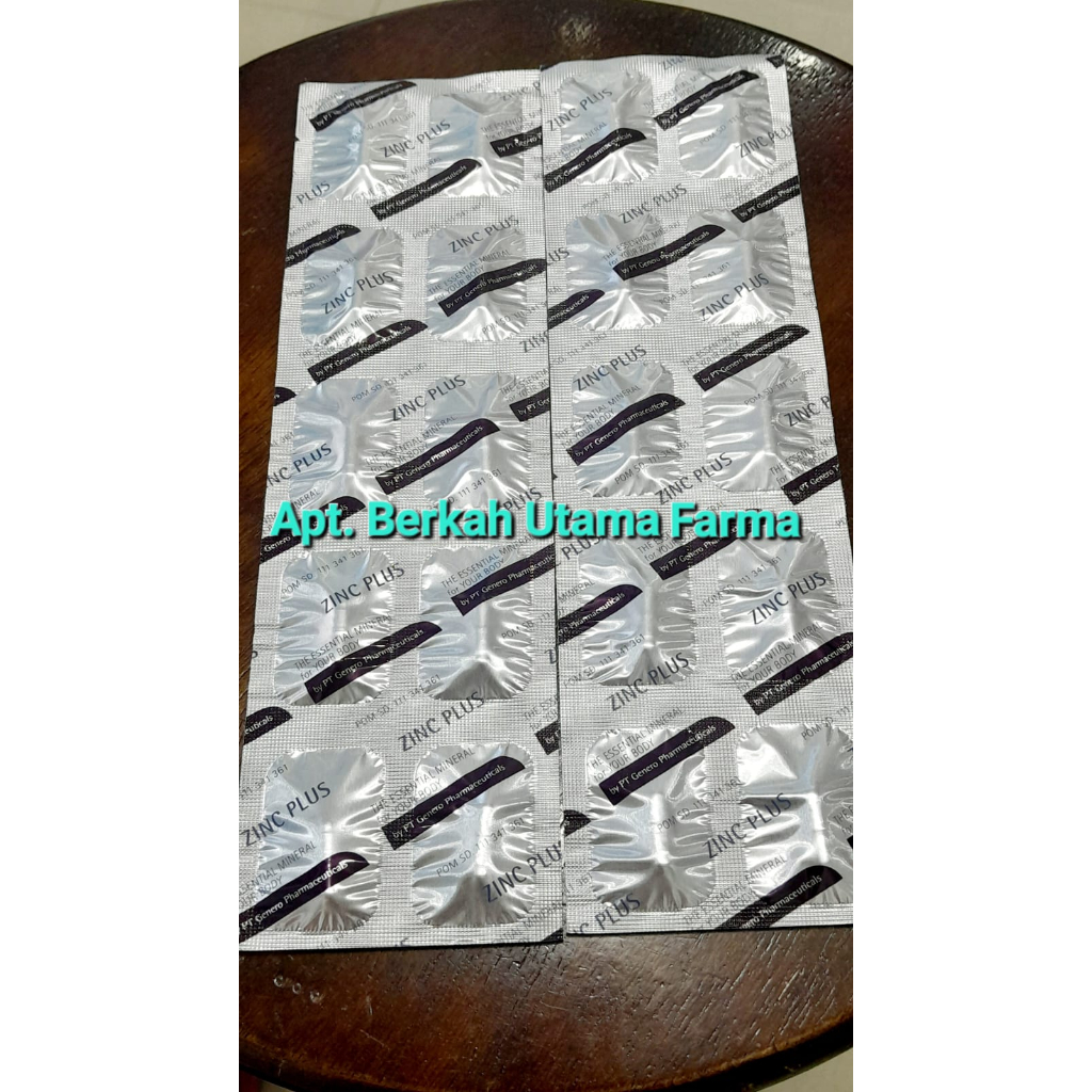 Jual Zinc Plus Strip isi 10 kapsul | Shopee Indonesia