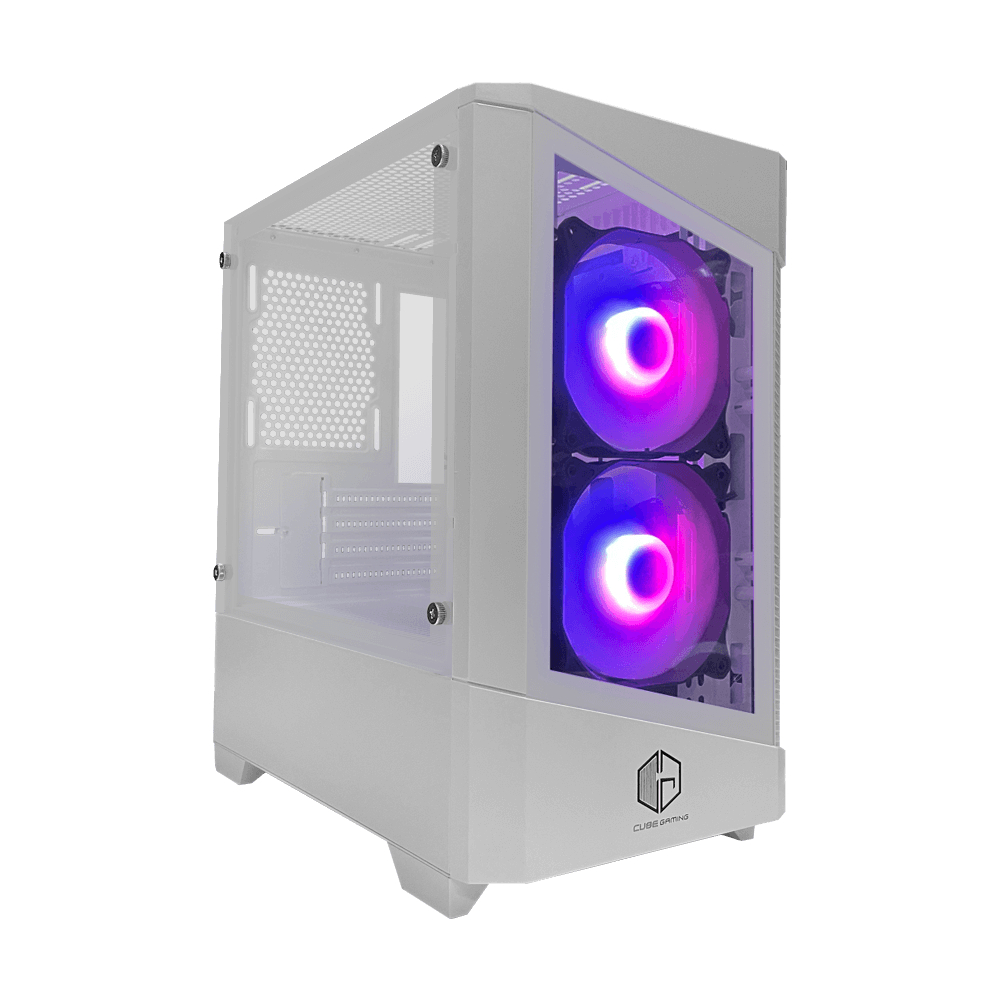 Jual Cube Gaming Leoric Free 2 Fan RGB mATX Gaming Case PC Gaming ...