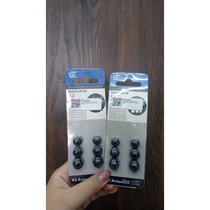 Jual busa karet cadangan pengganti sparepart earphone kz memory foam ...