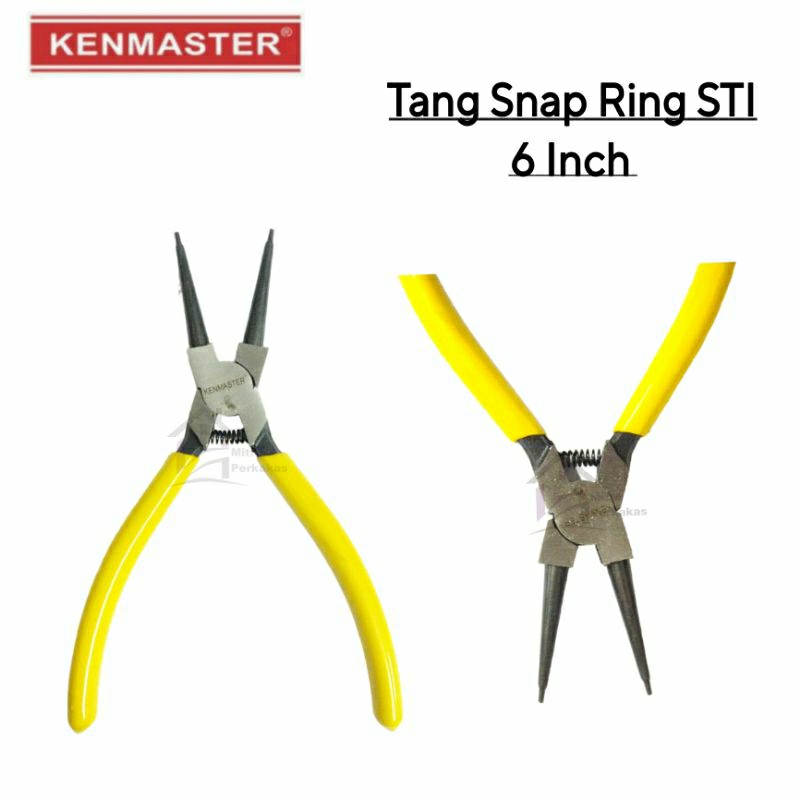 Jual Kenmaster Tang Snap Ring STI 6 Inch Snap Ring Lurus Tutup Circlip ...