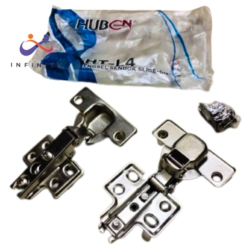 Jual Engsel Sendok Lurus HT-0 Huben / Engsel Pintu Lemari Manual Slide ...