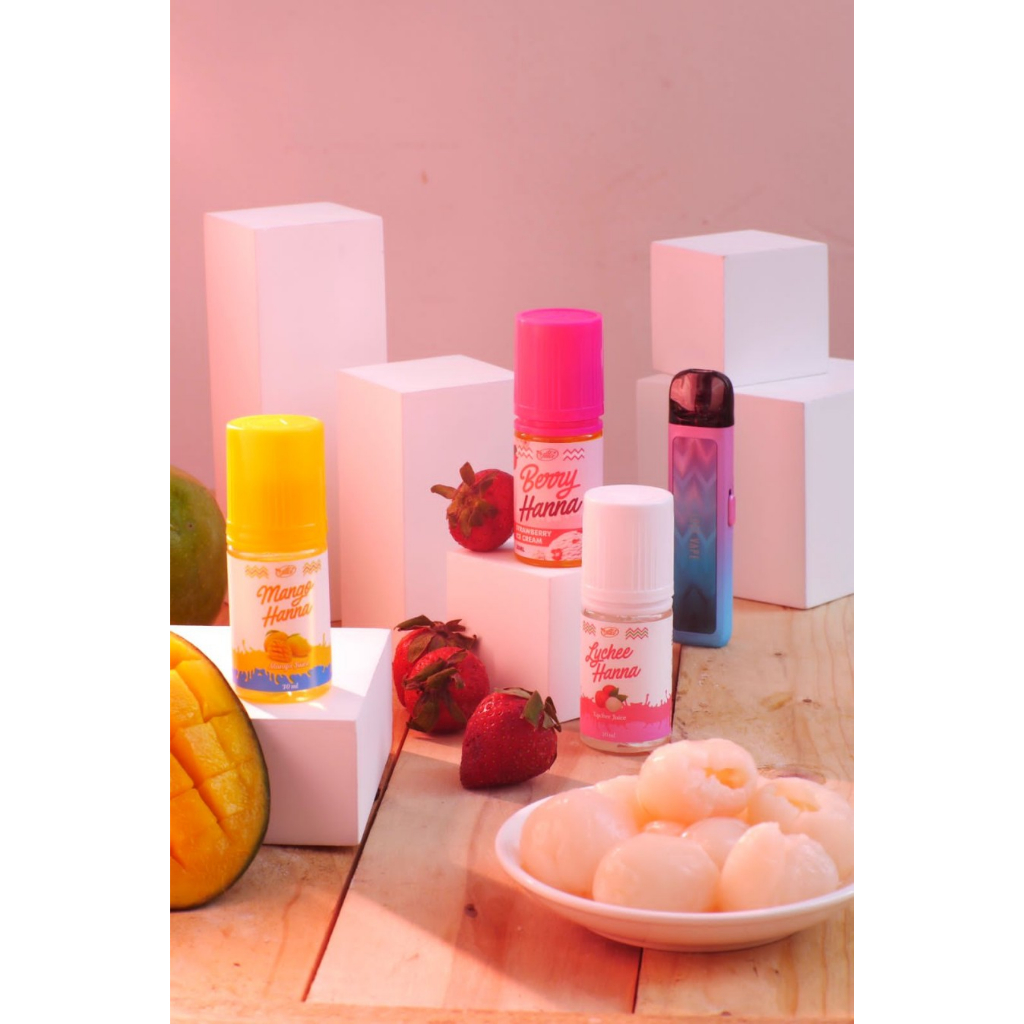 Jual [SALT] - HANNA 30ML 15MG PODS SERIES MANGO - LYCHEE - BERRY - ICED ...