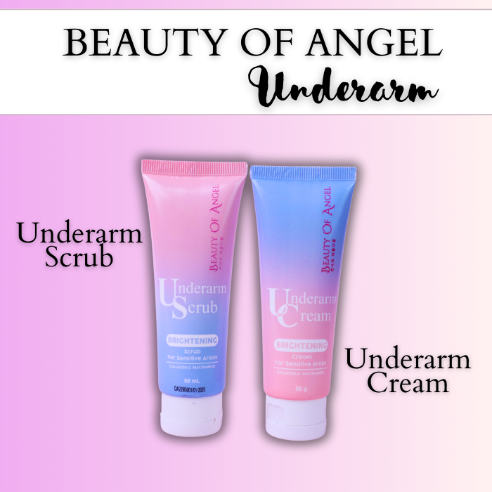 Jual Underarm Cream Scrub Beauty Of Angel Perawatan Pencerah Ketiak ...