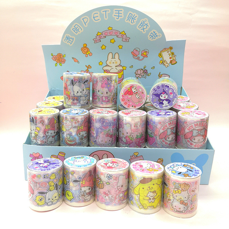 Jual Sticker Pita model Roll Sticker Rolling Kuromi Lucu Sanrio ...