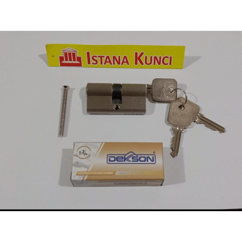 Jual Silinder Kunci Pintu DEKSON DC DL 60 mm SN Cylinder DEKSON DC DL 60 mm SN | Shopee Indonesia