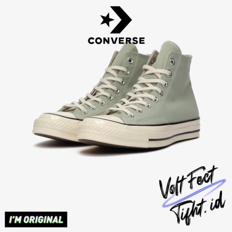 Jual Converse Chuck Taylor 70S High Green Mint Original 100% | Shopee ...