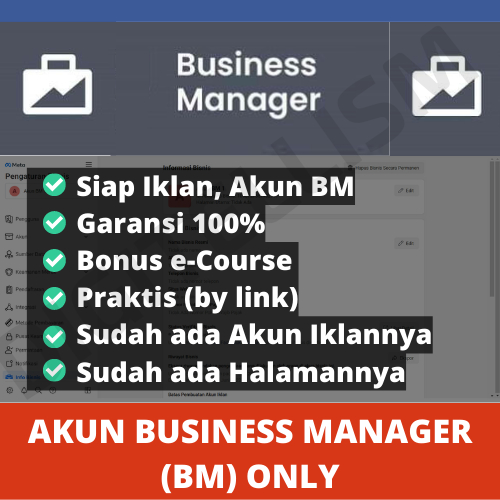 Jual Business Manager Account Only (BM Only) FBADS | Shopee Indonesia