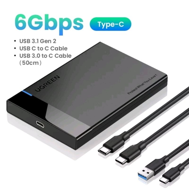 Jual Case Enclosure UGREEN 30847 30848 for Hardisk External 2.5 inch Ugreen Sata 2.5mm Enclosure ...