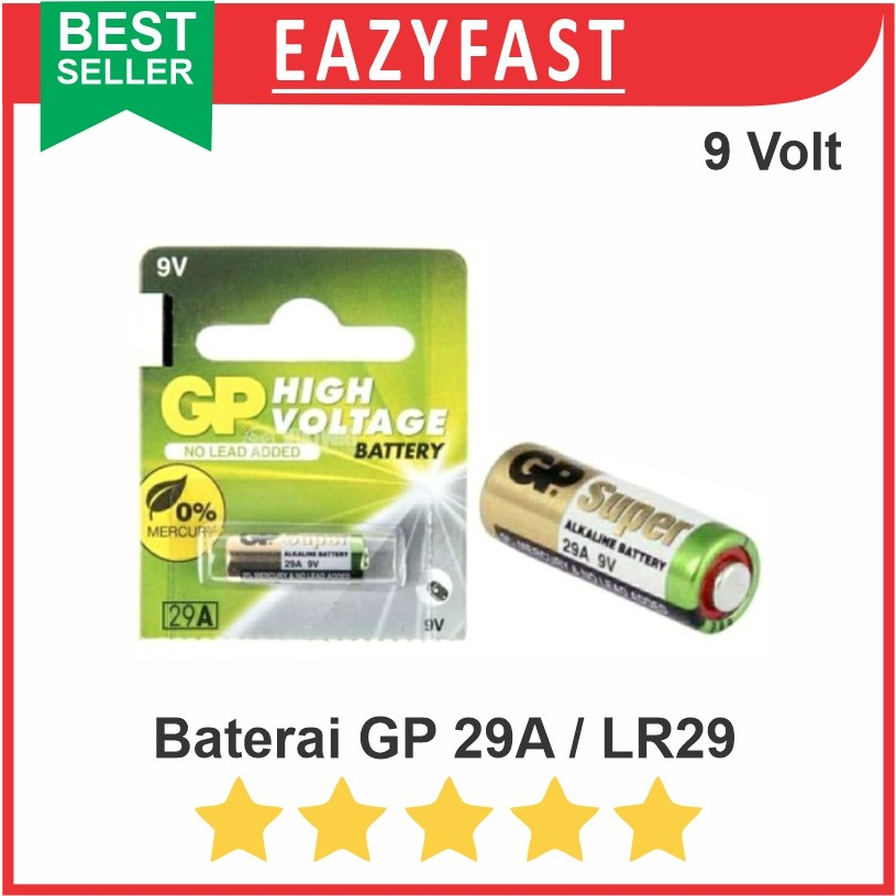 Jual Baterai GP 29A 9v 9 volt Batere Remote Battery GP29A 29AE A29 29 A ...