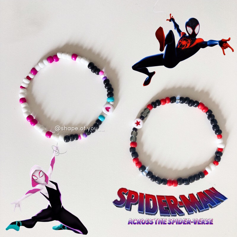 Jual Gelang Manik Spider-Verse Edition Spiderman Inspired | Shopee ...