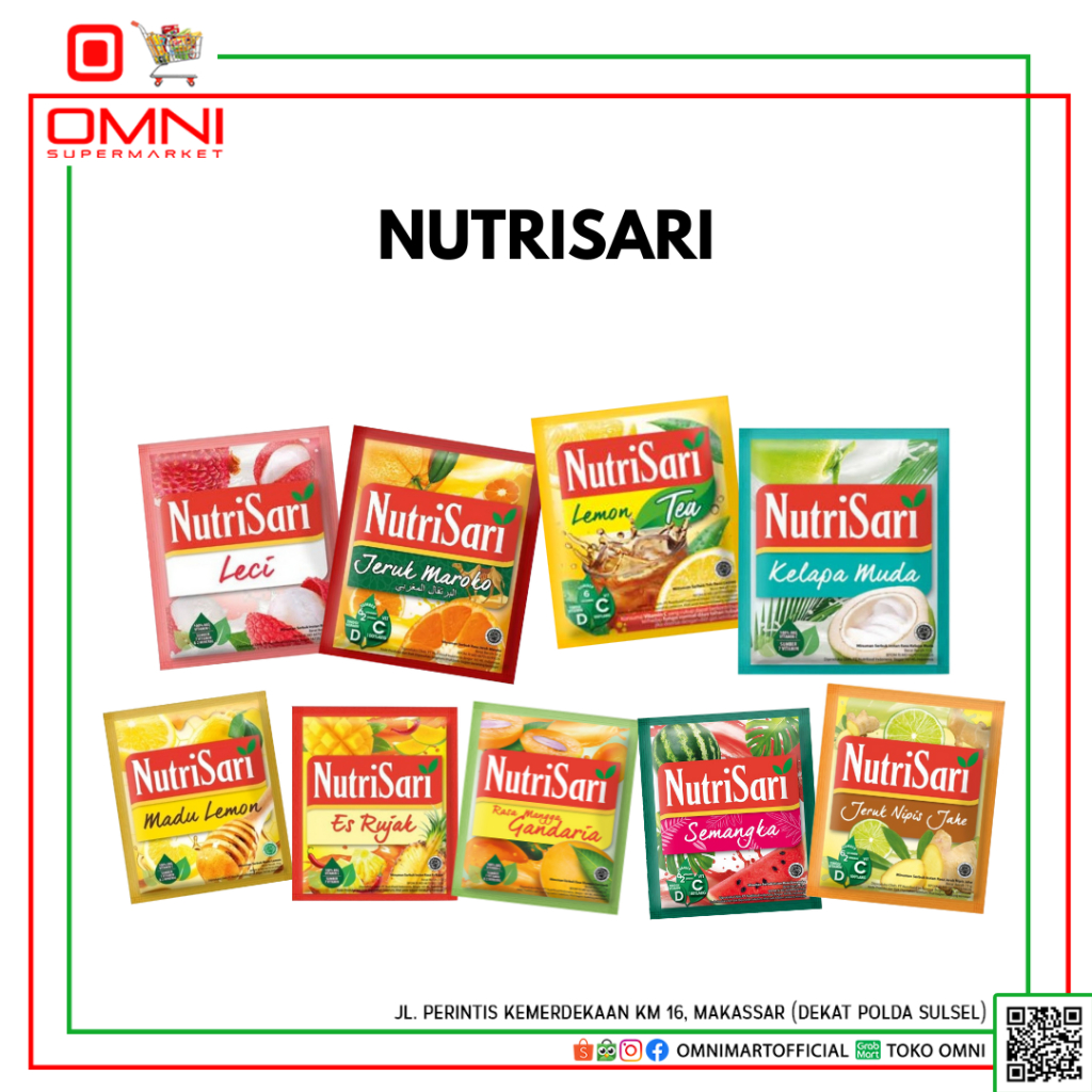 Jual Minuman Nutrisari Semua Rasa Renceng Isi 10 Sachet Bubuk Sari Buah ...