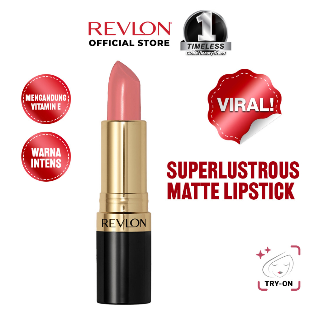 Jual Revlon Superlustrous Matte Lipstik Make up (matte & tahan lama ...