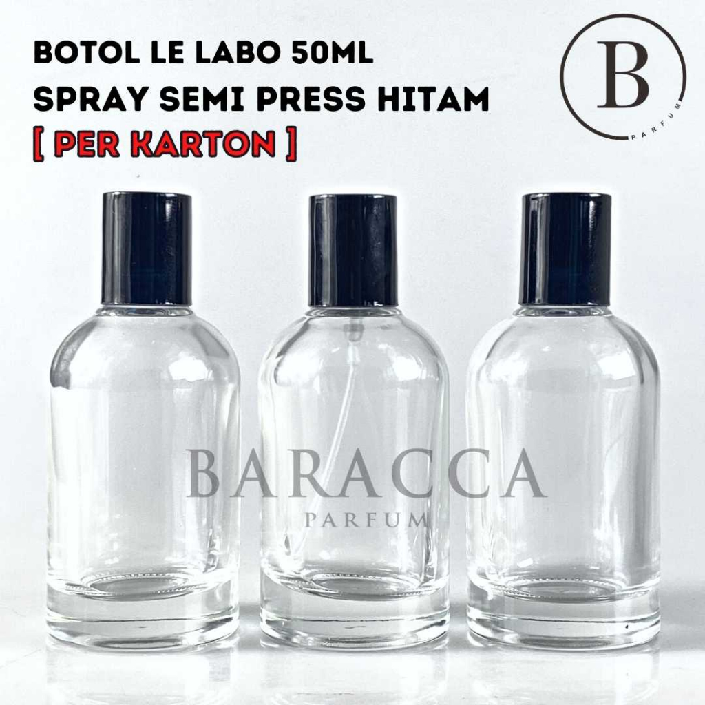 Jual Botol Parfum Le Labo 50ML Semi Press Hitam - Botol Parfum Kosong ...