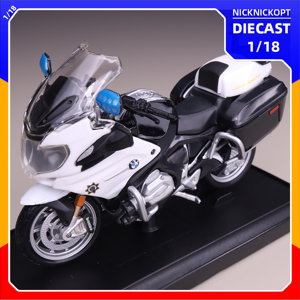 Jual Miniatur Motor Maisto BMW R1200RT American High Speed Police ...