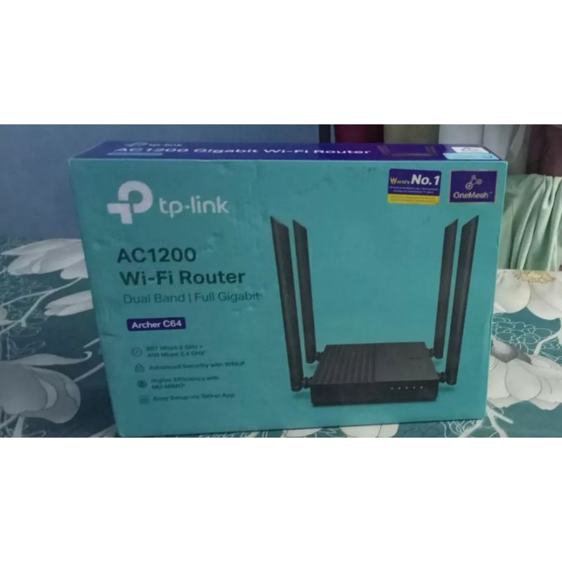 Jual Tp-link Archer C64 AC1200 Wireless MU-MIMO WiFi Router | Shopee ...