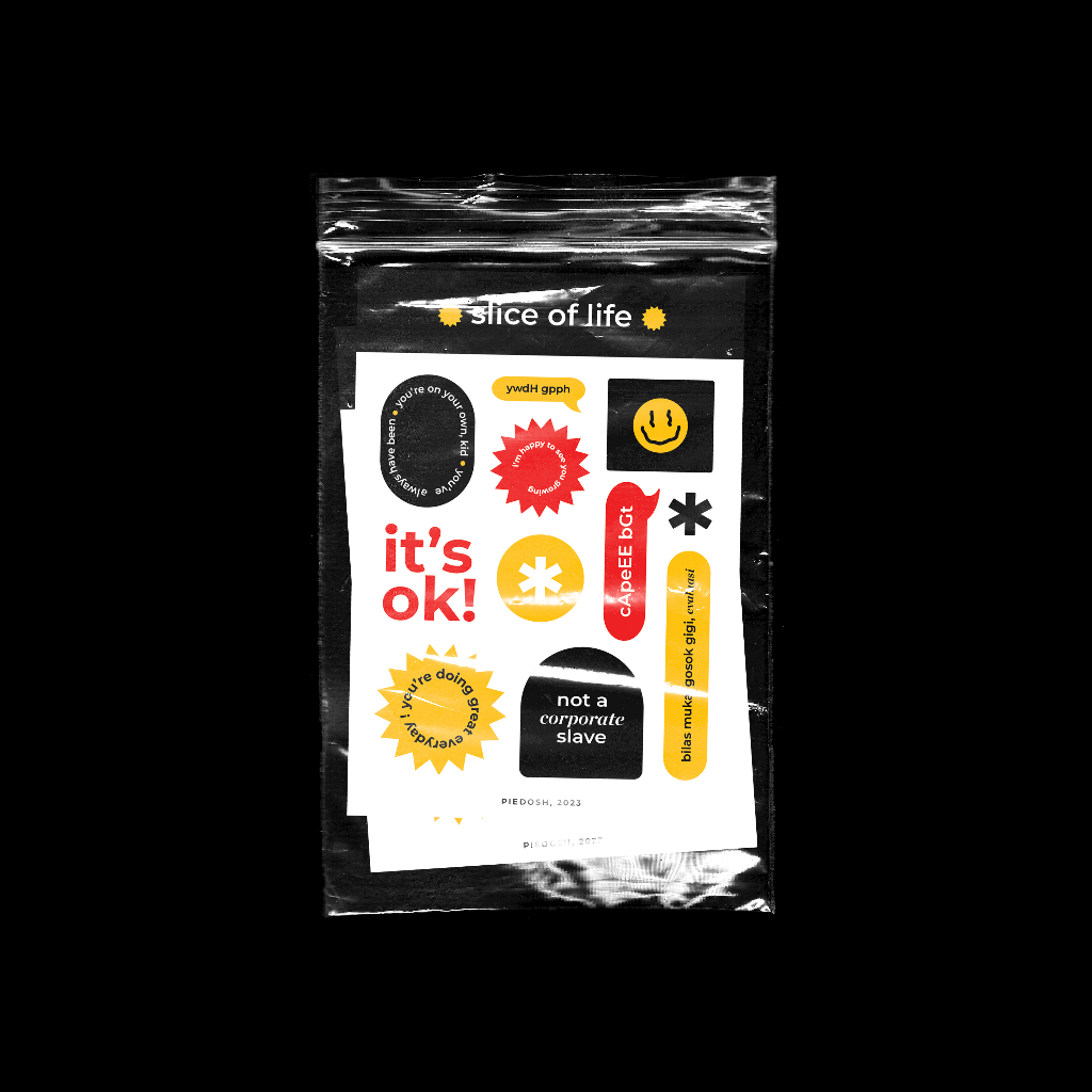 Jual Slice of Life Sticker Pack | Shopee Indonesia