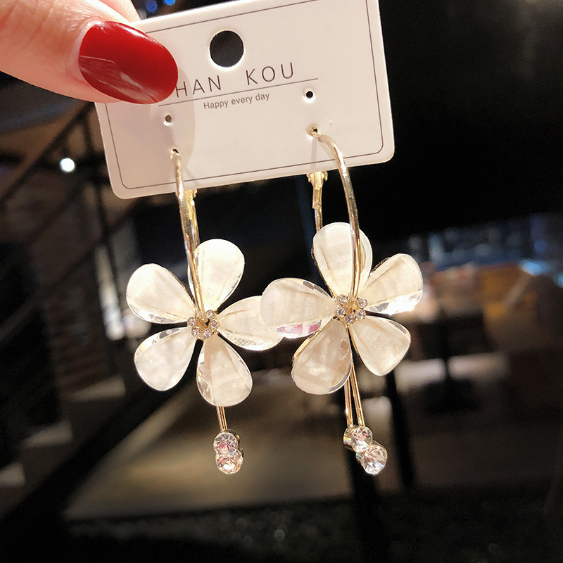 Jual Anting Bunga Daisy Glossy Model Jepang Cantik Terbaru | Shopee ...