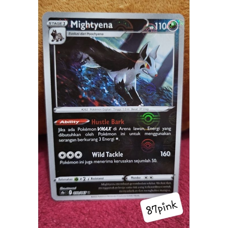 Jual Mightyena 050/067 U Pokemon Card | Shopee Indonesia