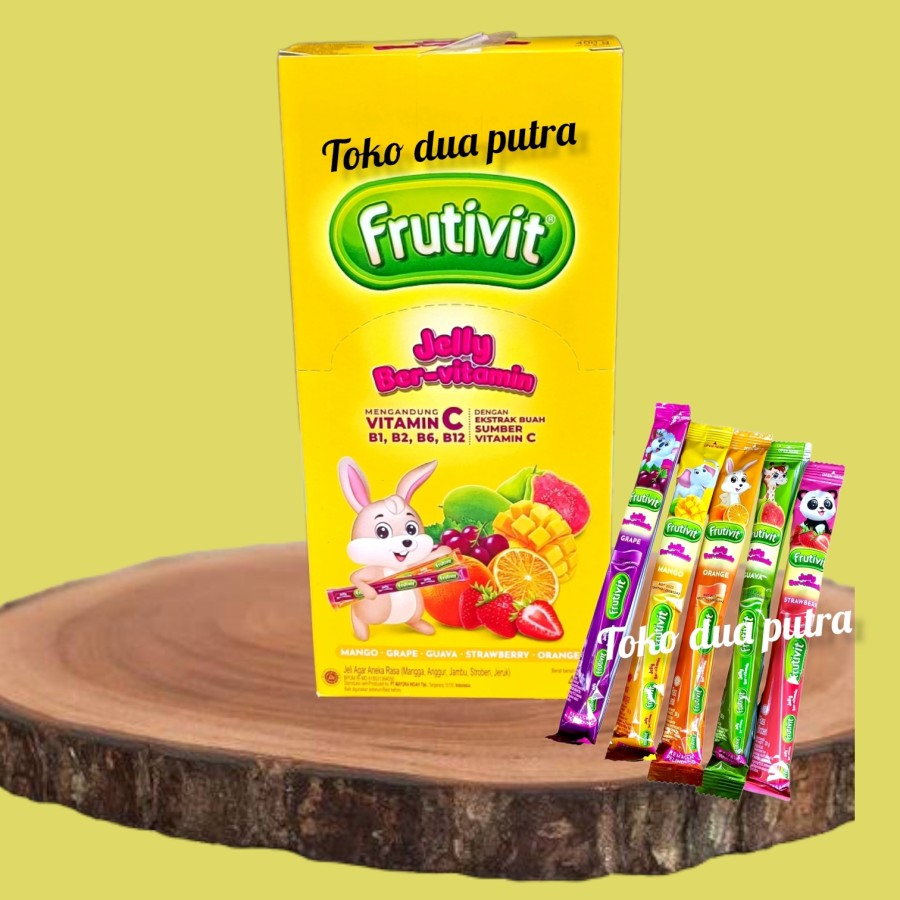 Jual Frutivit jelly bervitamin jeli agar aneka rasa 20 stix( 1 box ...