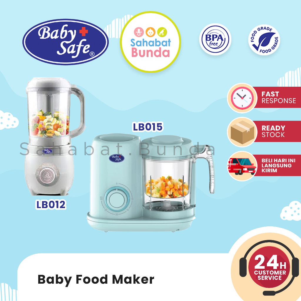 Jual BABY SAFE Blender Steam & Blend / Babysafe Food Maker Processor ...
