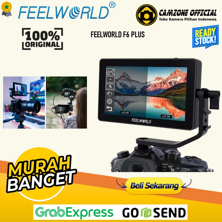 Jual FeelWorld F6 Plus 5.5" 4K HDMI Camera Monitor | Shopee Indonesia