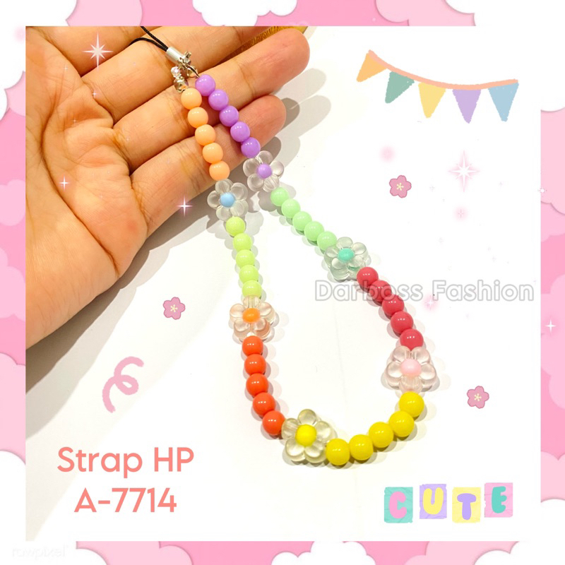 Jual (1) Gantungan HP bracelet gelang / Lanyard HP estetik / PHONE ...
