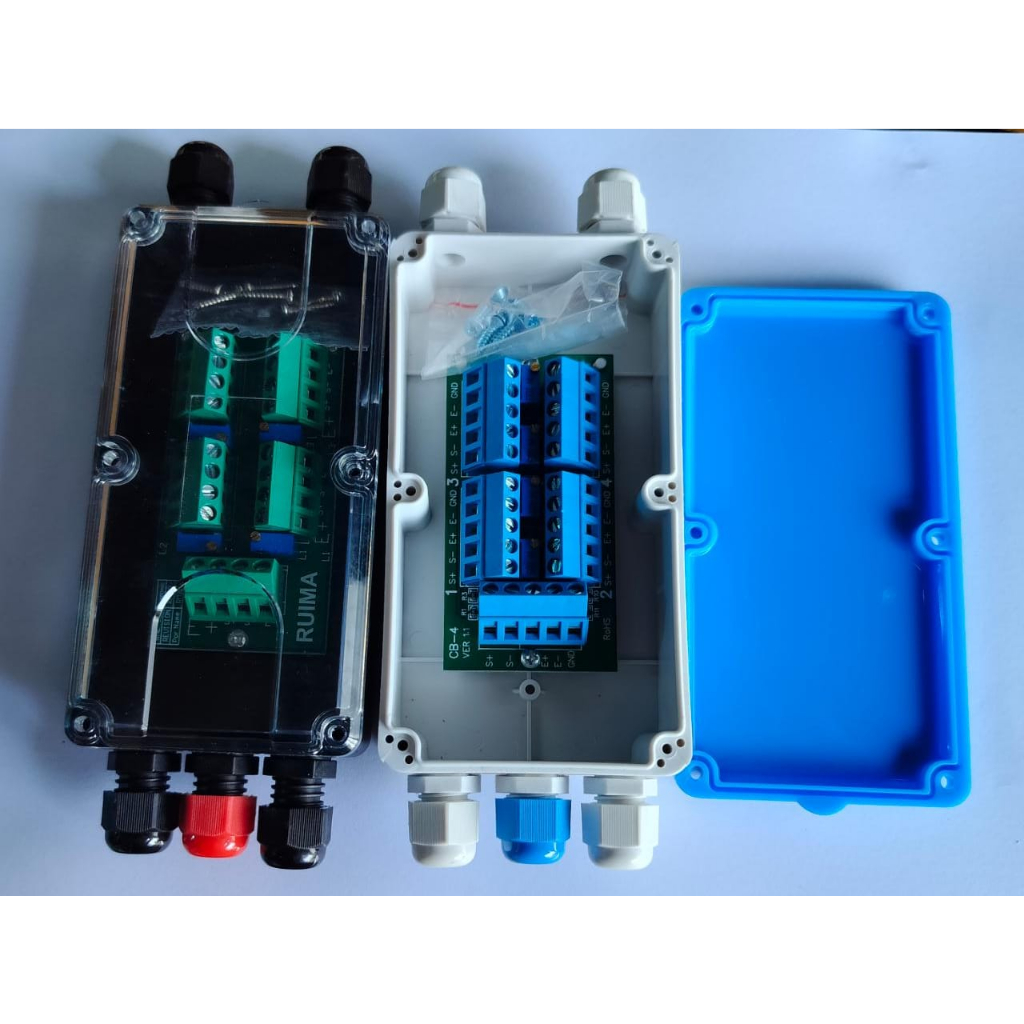 Jual junction box timbangan Flor scale atau Timbangan mobil isi 4 load ...