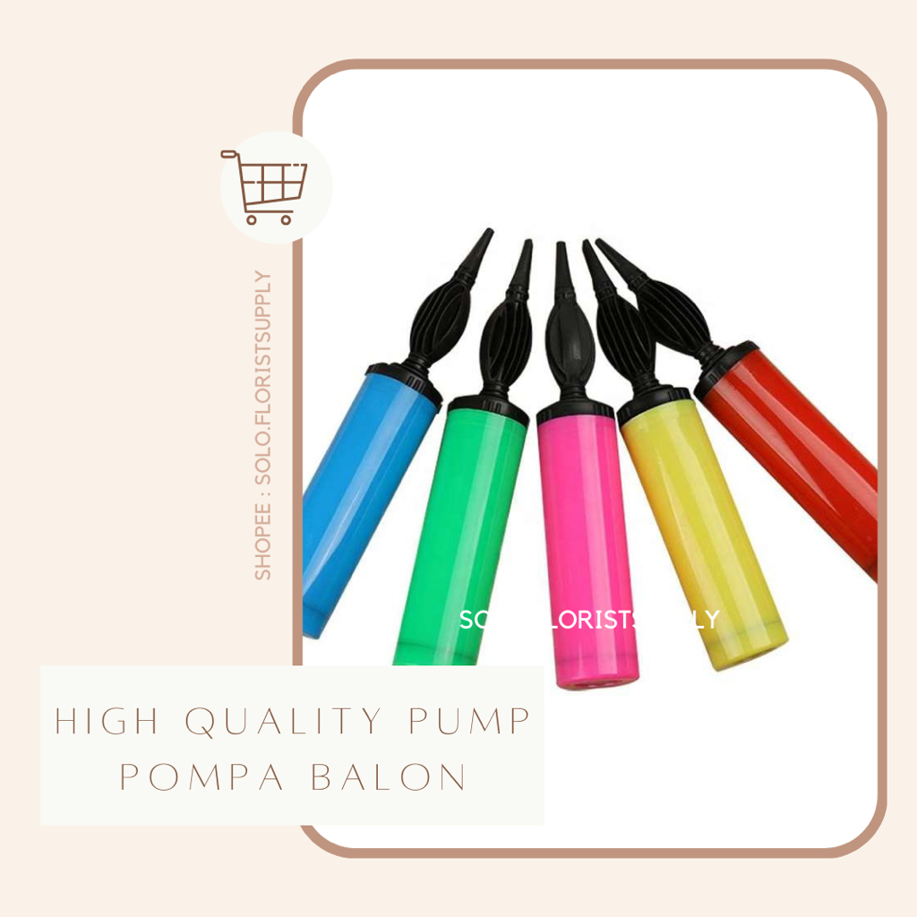 Jual HIGH QUALITY PUMP POMPA BALON TANGAN MANUAL BESAR (BISA DIGUNAKAN ...