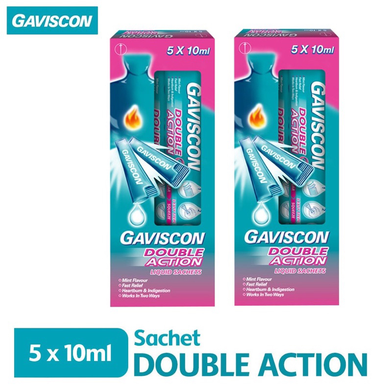 Jual gaviscon double action sachet | Shopee Indonesia