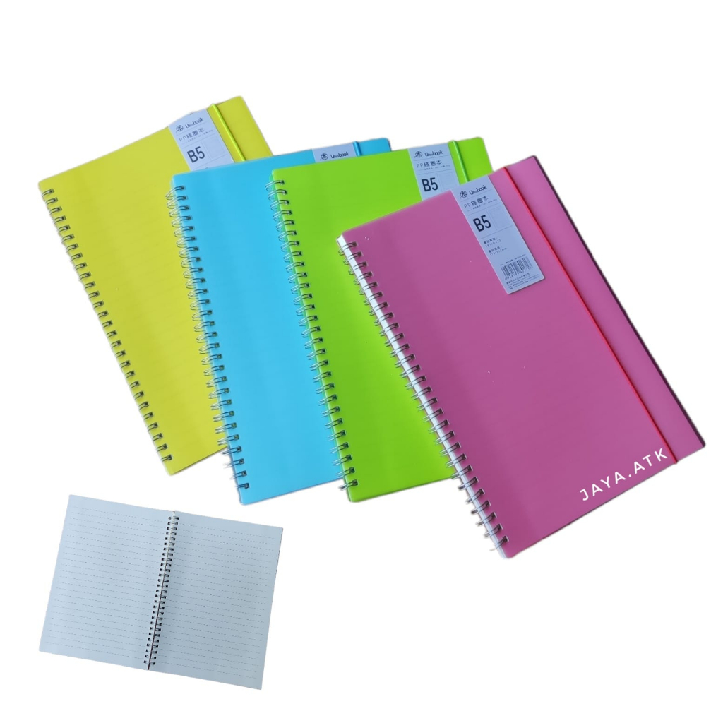 Jual NOTEBOOK BUKU TULIS RING B5 60 LBR DELI LB560 SOFT COLOR WARNA ...