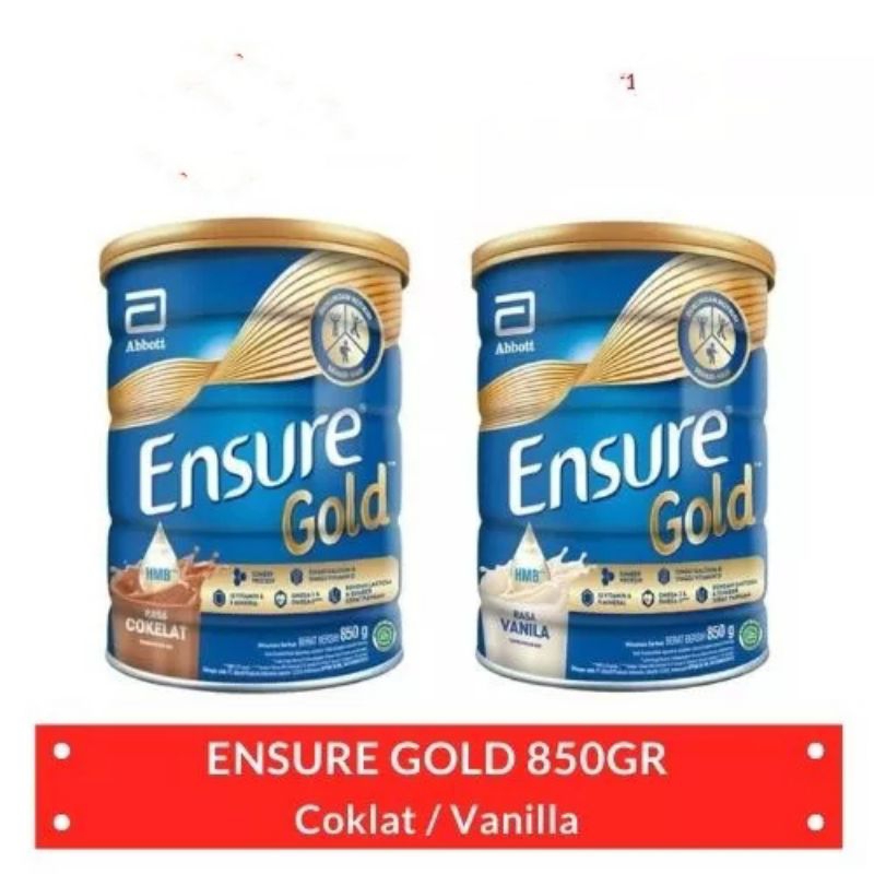 Jual Ensure gold vanila coklat 800g 850gr | Shopee Indonesia