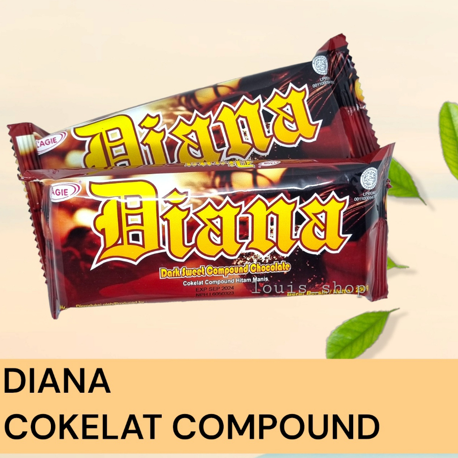 Jual LAGIE DIANA Cokelat Compound Hitam Manis 250g | Shopee Indonesia