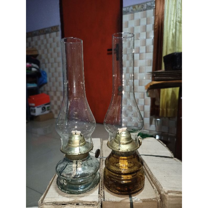 Jual lampu teplok kaca jadul / lampu bagong duduk | Shopee Indonesia