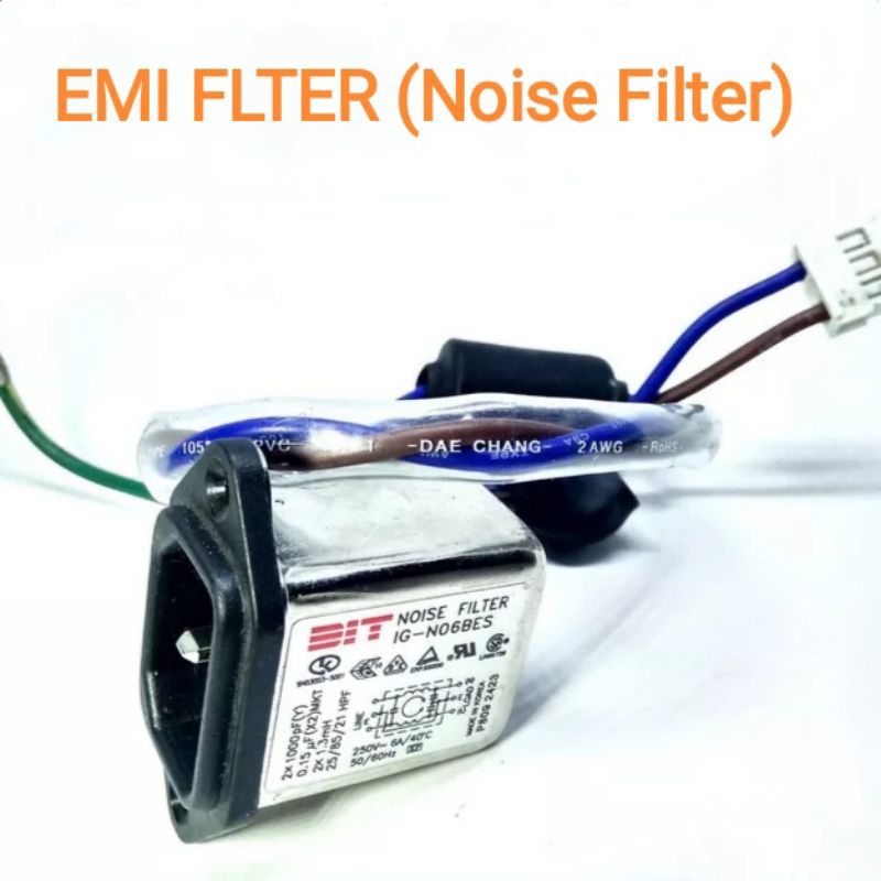 Jual Emi Filter atau Noise Filter 3A 250V pelindung Dari Noise ...