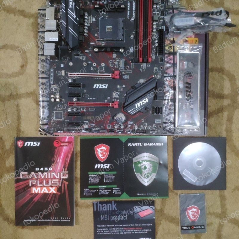 Jual MSI B450 GAMING PLUS MAX AM4 | Shopee Indonesia