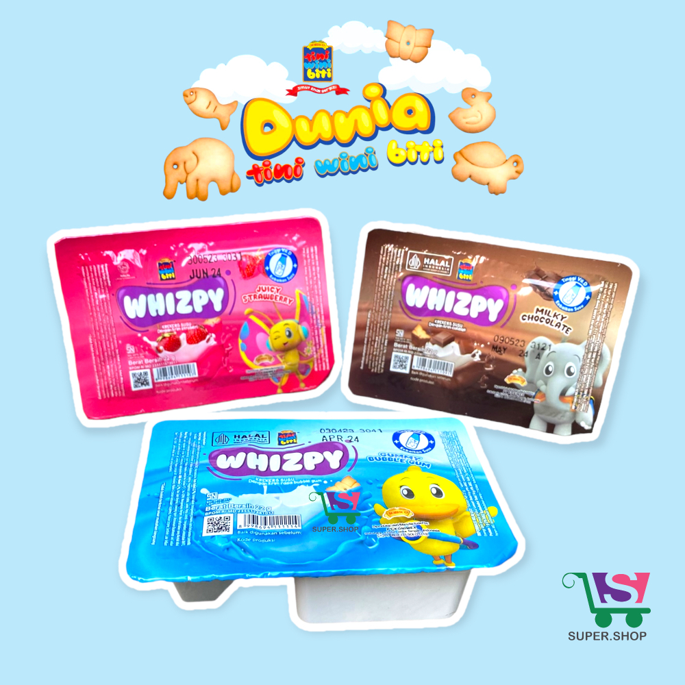 Jual Tini Wini Biti WHIZPY Biskuit Krekers Colek Cream 22 Gram | Shopee ...