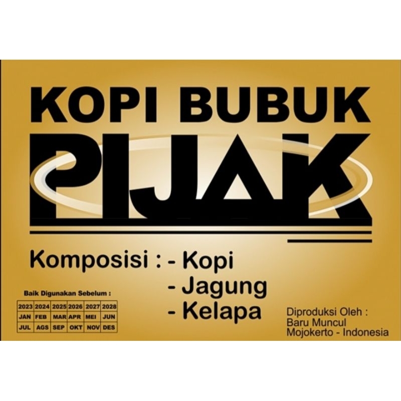 Jual Kopi Pijak | Kopi Jagung Kelapa | Kopi Bubuk | Kopi Halus | Shopee ...