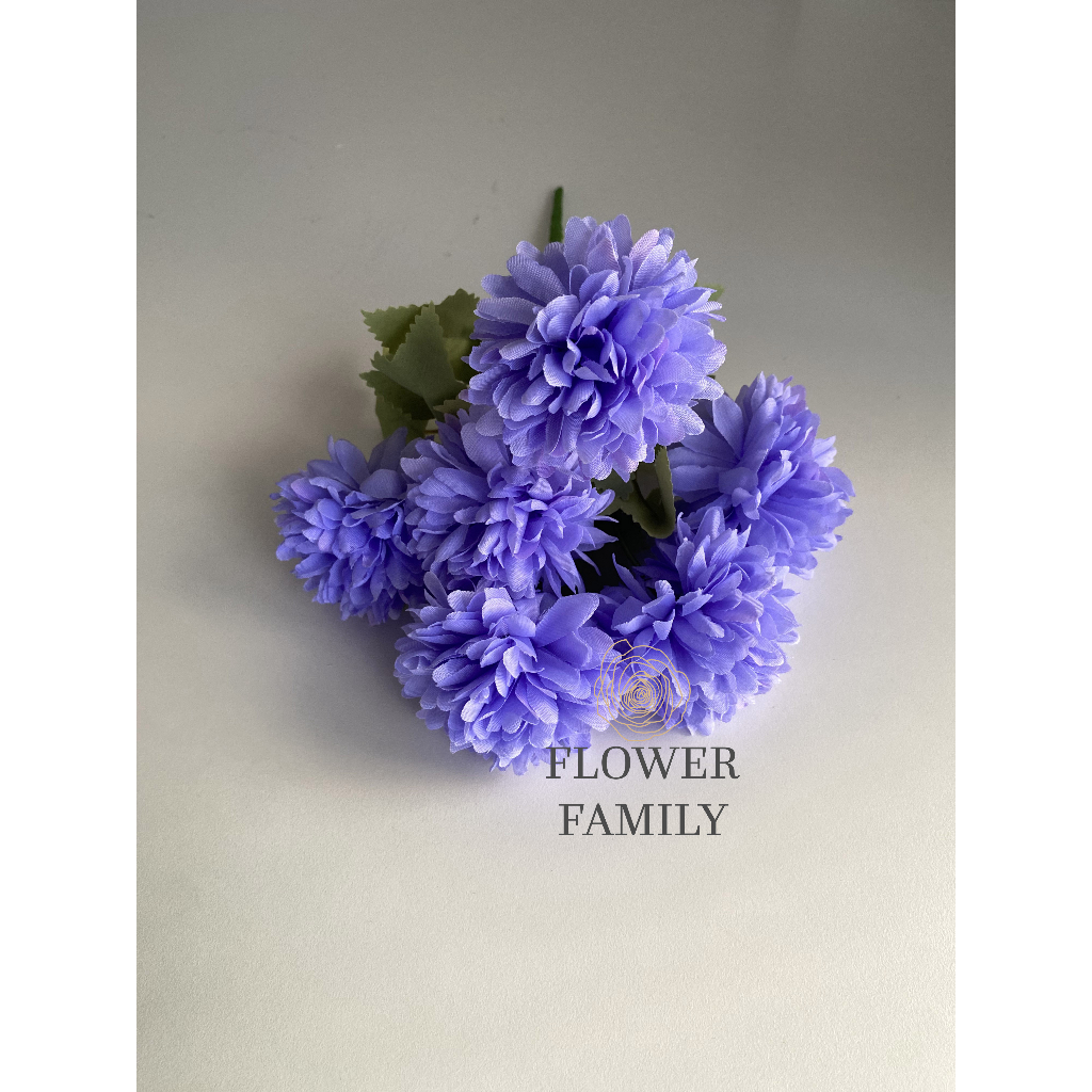 Jual Flower Family - [6 Cabang] Pom pom Artificial / Bunga Palsu Pom ...