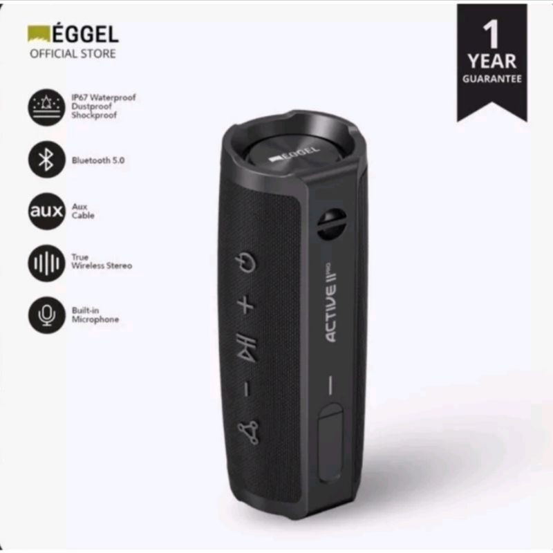 Jual SPEAKER BLUETOOTH ORIGINAL/ EGGEL ACTIVE 2 PRO WATERPROOF/EGGEL ...
