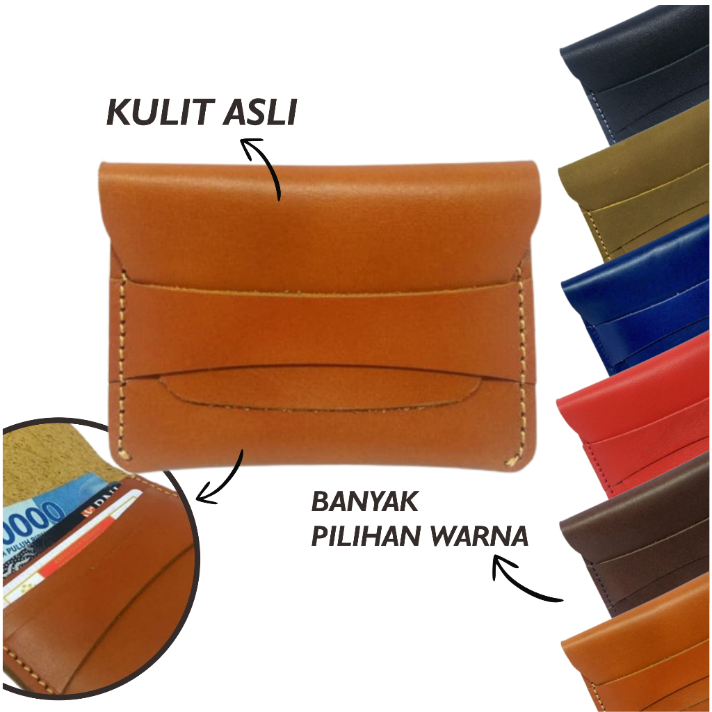 Jual Dompet Kartu Model Selip Slim Wallet Simpel Minimalis | Shopee ...