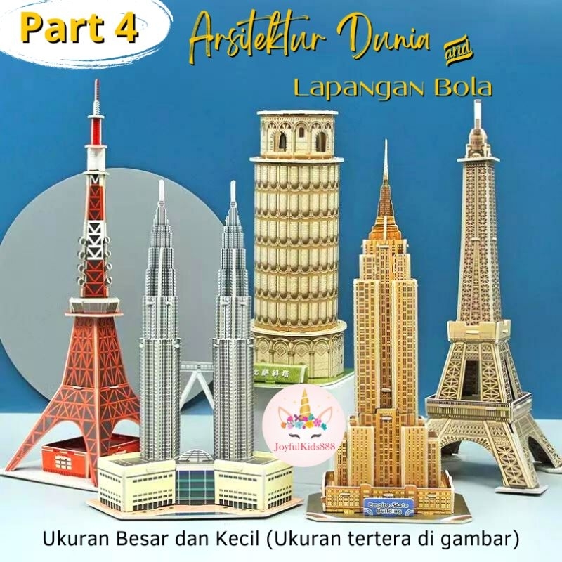 Jual Mainan Edukasi Anak Puzzle 3D Miniatur DIY Jigsaw Part 4 Seri ...