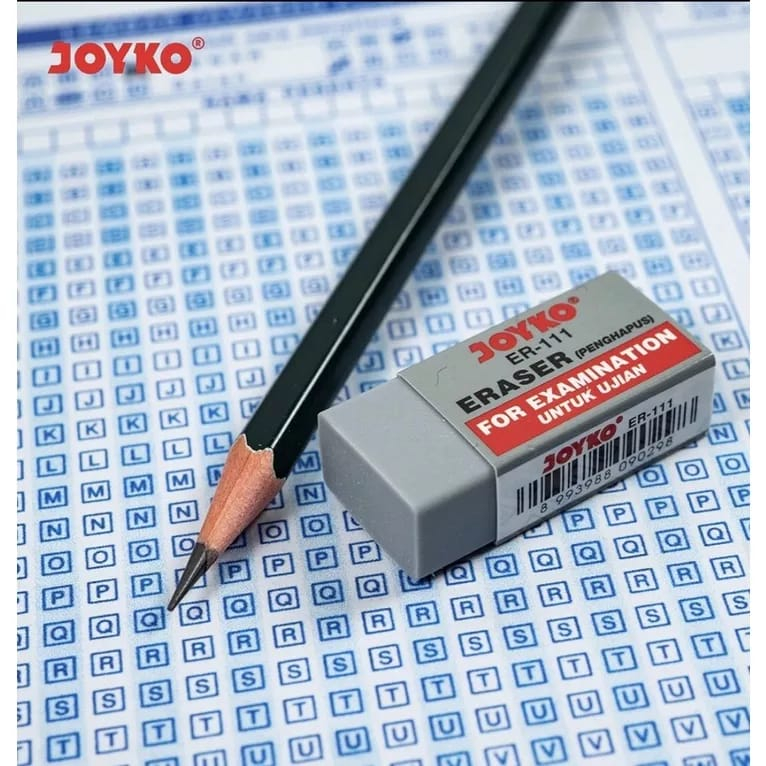 Jual ERASER PENSIL MEREK JOYKO / PENGHAPUS PENSIL MEREK JOYKO ER-111 ABU ABU | Shopee Indonesia