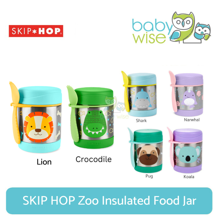 Jual SKIP HOP Zoo Insulated Food Jar | Shopee Indonesia